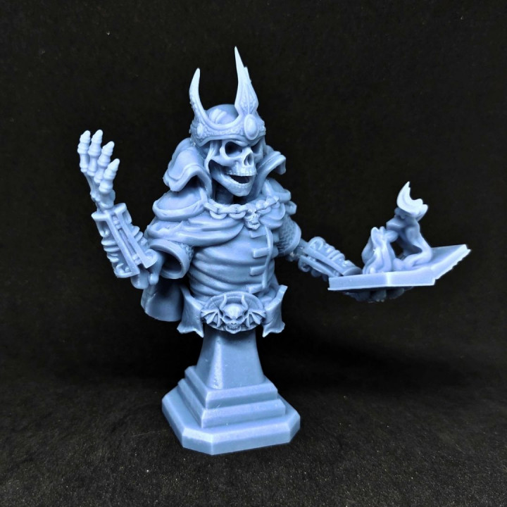 3D Printable Love Beyond Death: Lich Bust by Apache-Studio