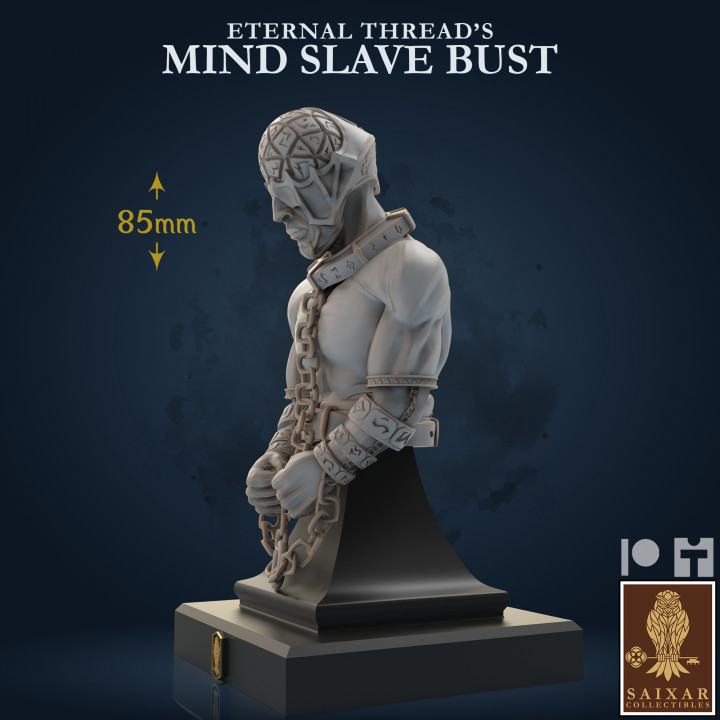 3D Printable Mind Slave Bust by Saixar Collectibles