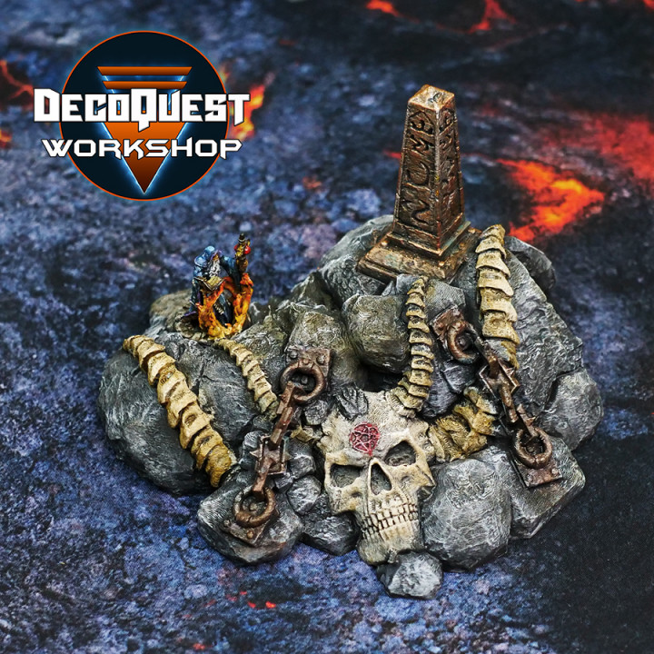 3D Printable Fallen demon by DecoQuest Workshop