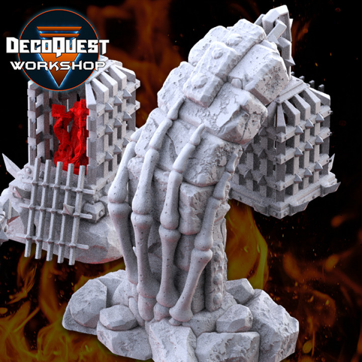 3D Printable Hell cages by DecoQuest Workshop