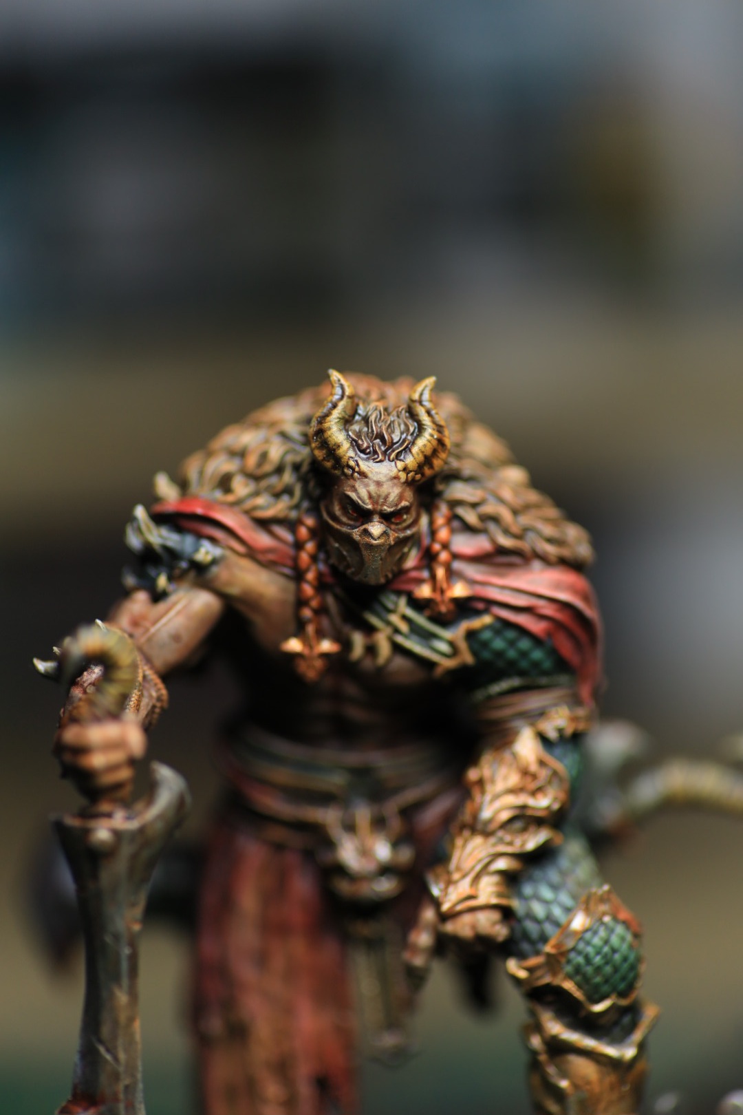 3D Printable Xander, Chaos Upbringer (Half-Demon Fighter) by Flesh of Gods