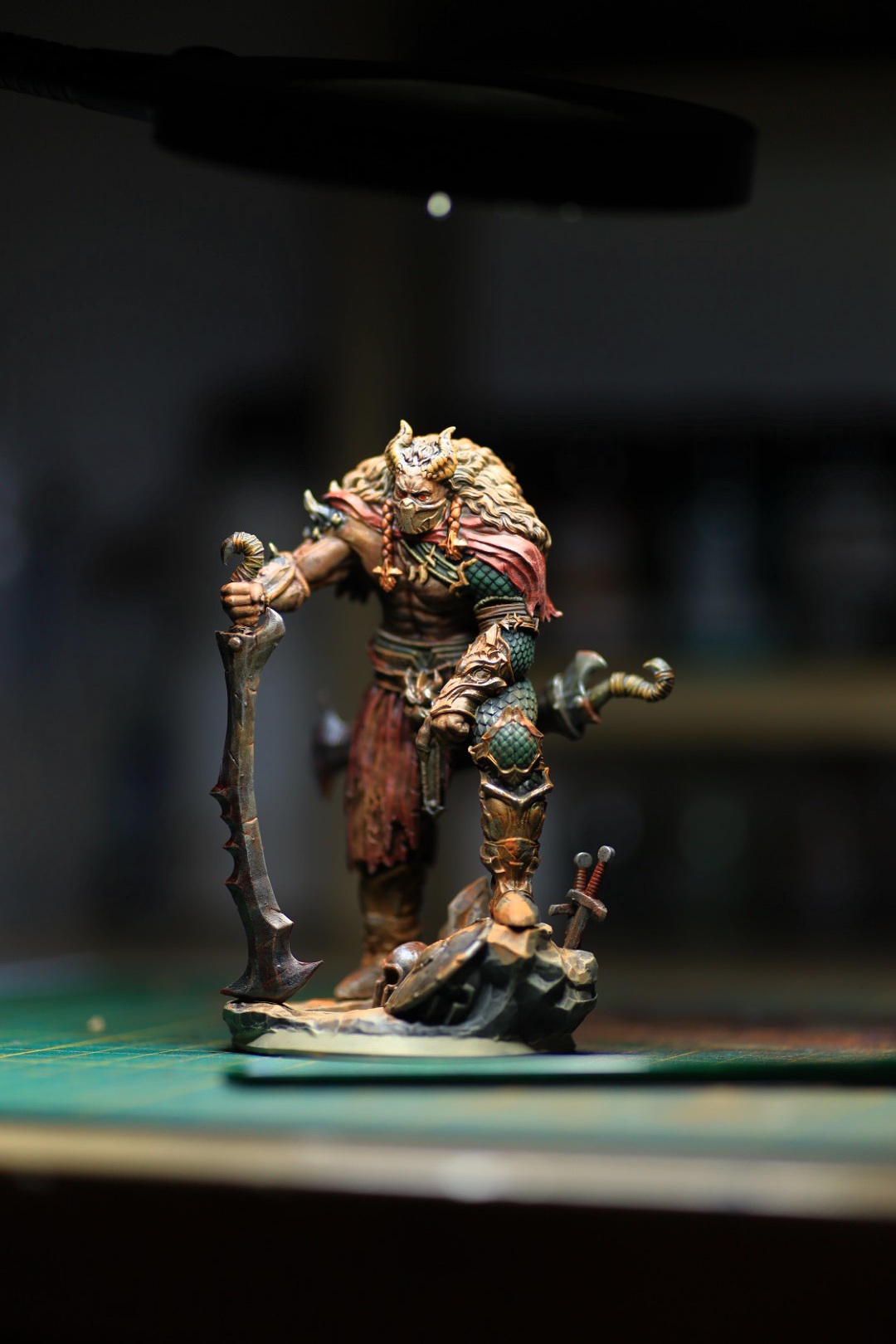 3D Printable Xander, Chaos Upbringer (Half-Demon Fighter) by Flesh of Gods