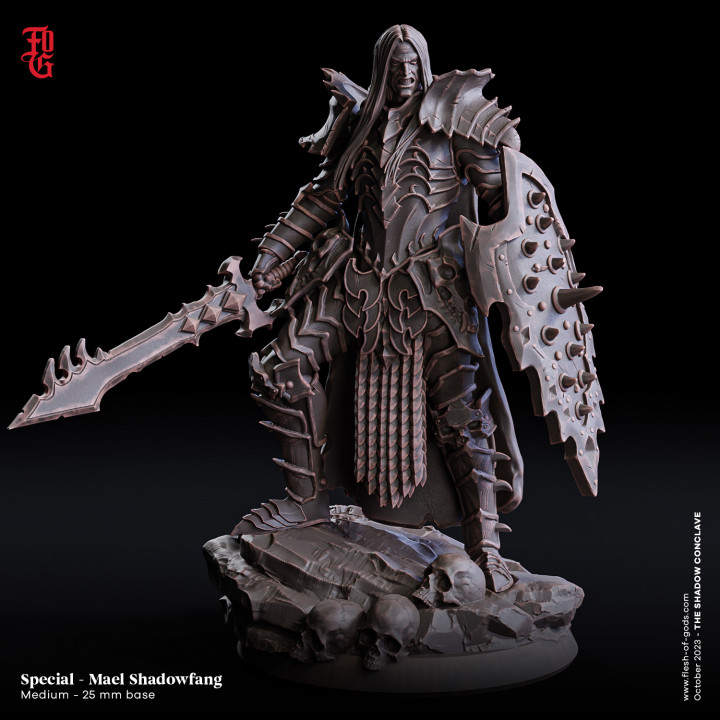 3D Printable Special - Mael Shadowfang by Flesh of Gods