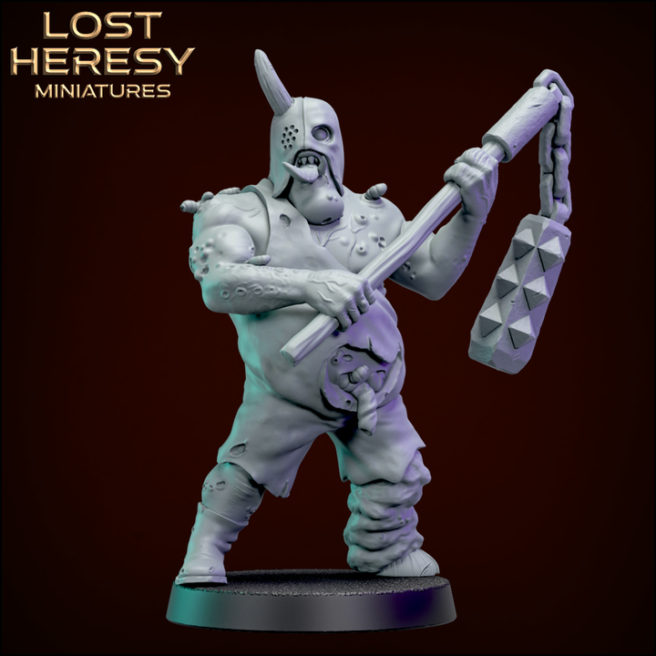 3D Printable Munt - Carnival Strongman by Lost Heresy Miniatures