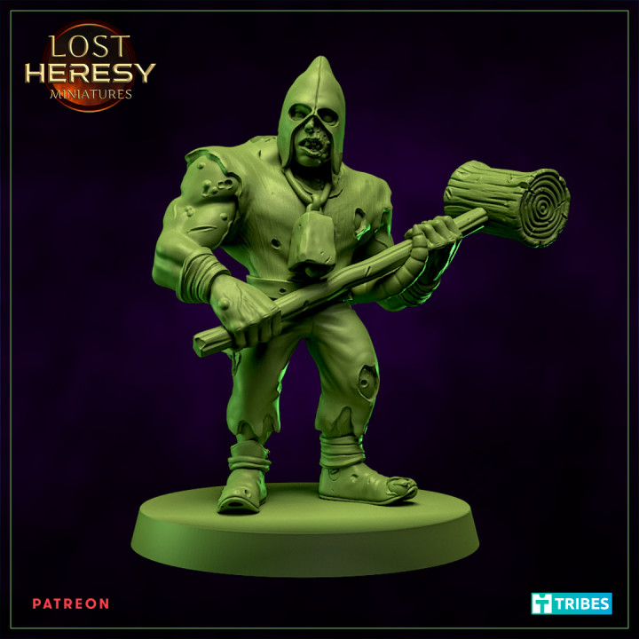 3D Printable Slegg - Carnival Strongman by Lost Heresy Miniatures