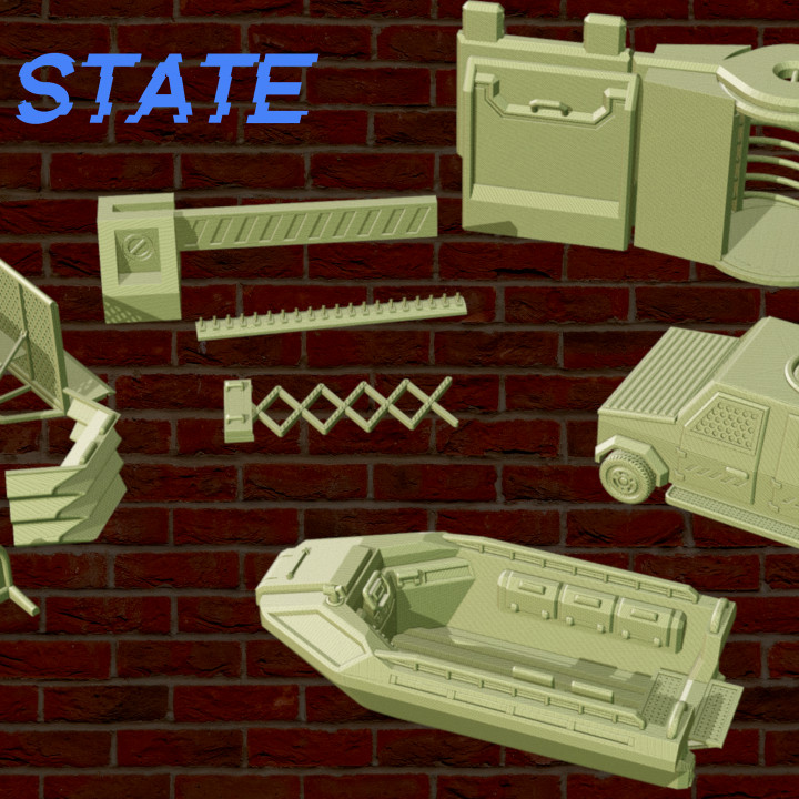 3D Printable Police State Bundle by WyldForm