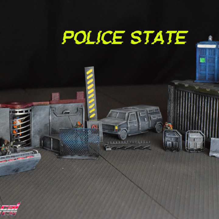 3D Printable Police State Bundle by WyldForm
