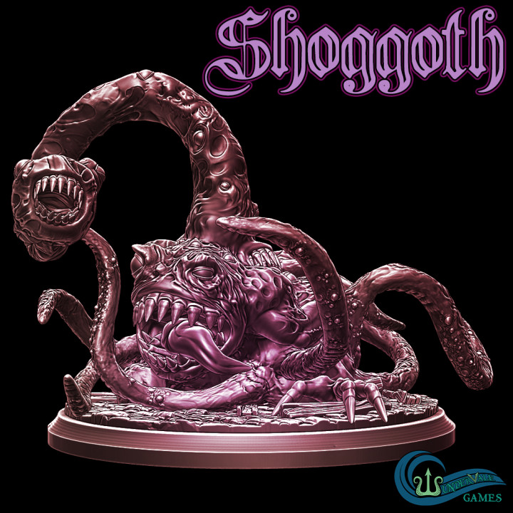 3D Printable Shoggoth by Wundervale Games
