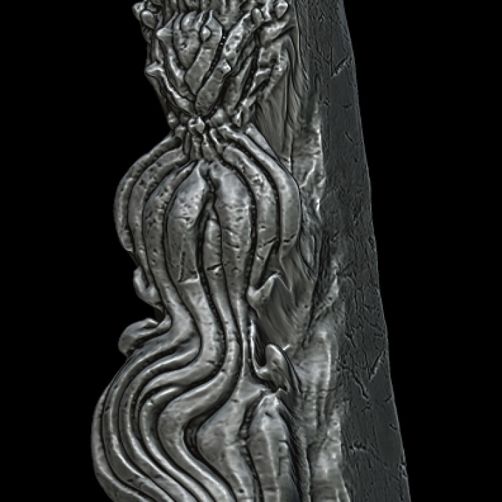 3D Printable Cthulhu Monolith by Wundervale Games