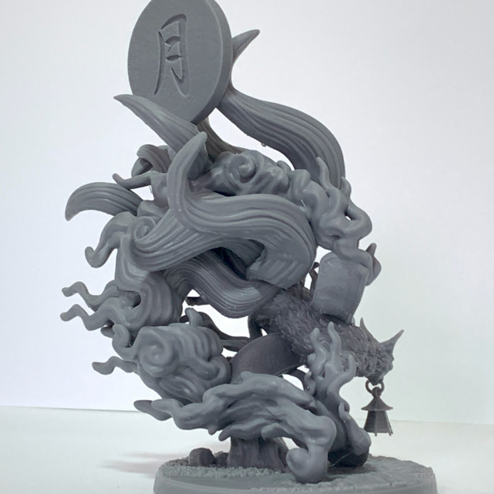 3D Printable Kitsune, Trickster of a Thousand Forms by Artificers_Mini