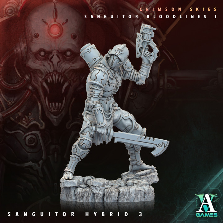 3D Printable Sanguitor Hybrids by Archvillain Games