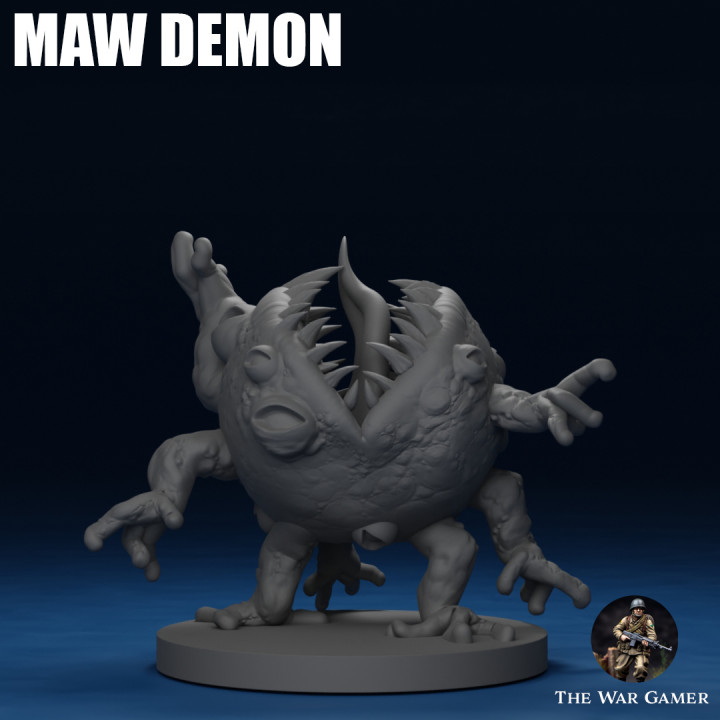 3D Printable Maw Demon by The WarGamer