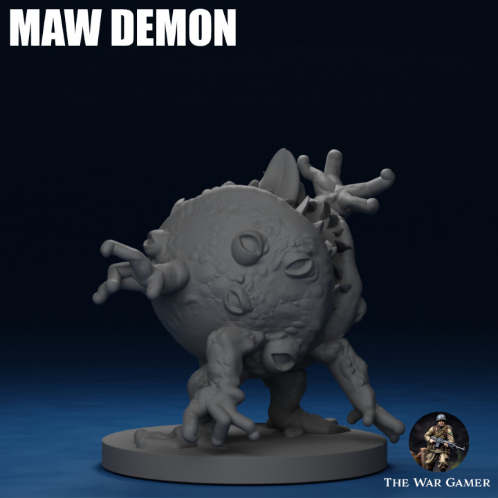 3D Printable Maw Demon by The WarGamer
