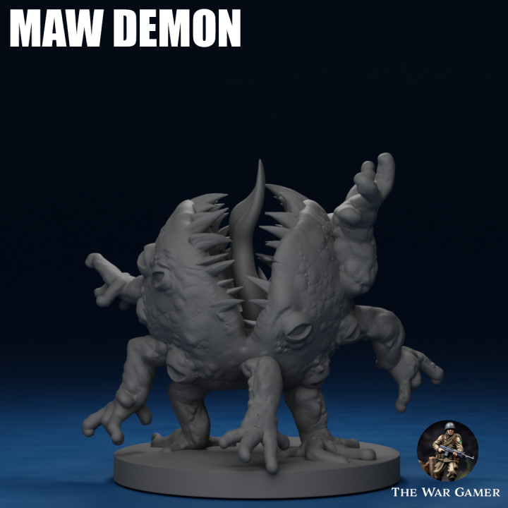 3D Printable Maw Demon by The WarGamer