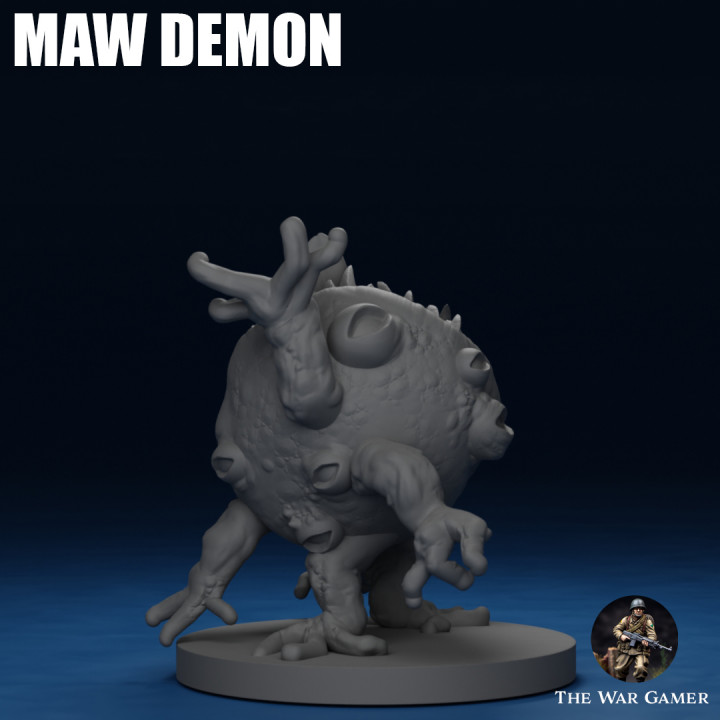 3D Printable Maw Demon by The WarGamer