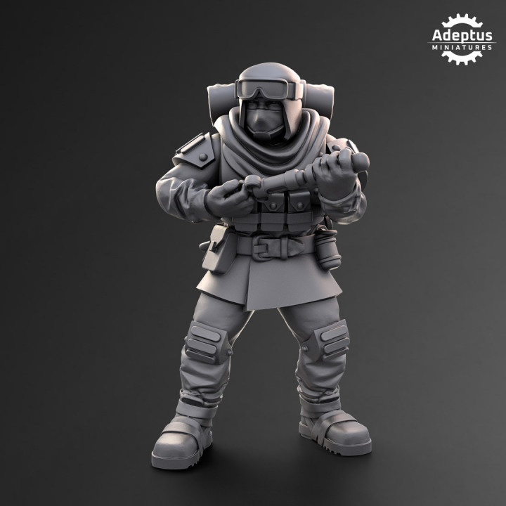 3D Printable Command Squad. Khaleeth Regiment. Imperial Guard by ...