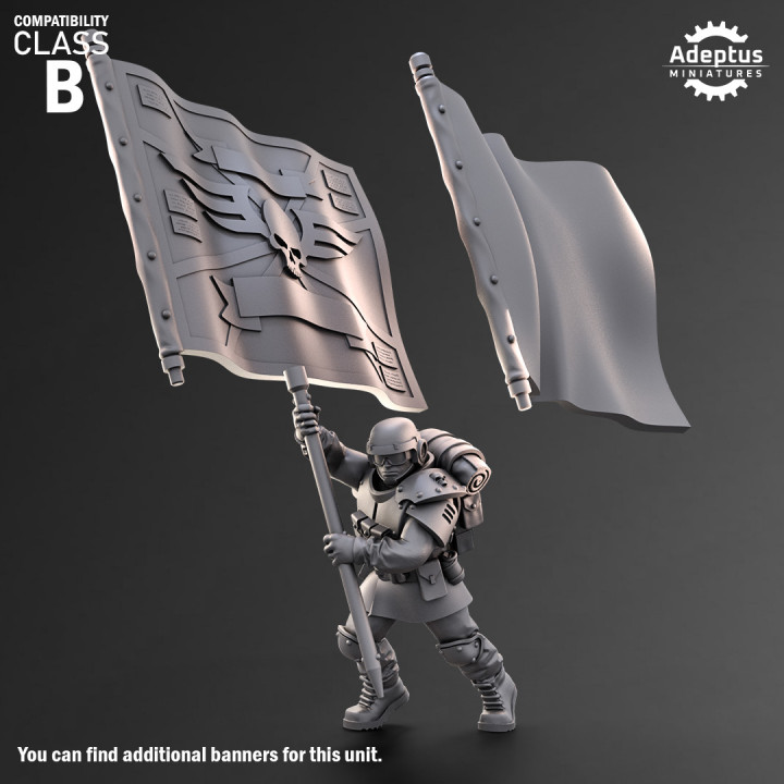 3D Printable Command Squad. Ultima Troops. Imperial Guard by Adeptus ...