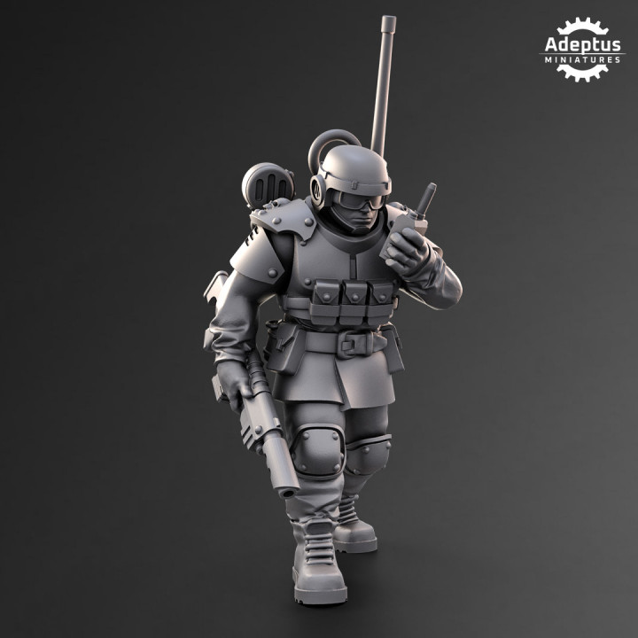 3D Printable Command Squad. Ultima Troops. Imperial Guard by Adeptus ...