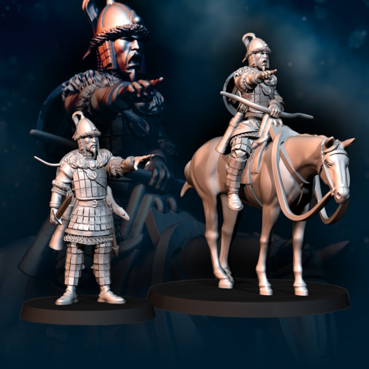 3D Printable Attila the Hun | Historical by Davale Games