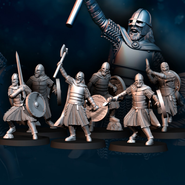 3D Printable 6x West Humans Elite on foot | West Humans | Fantasy by ...