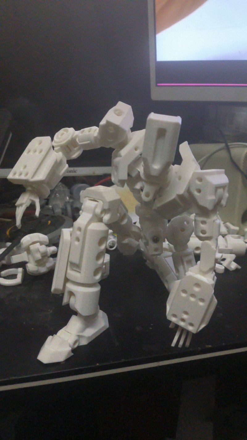 3D Print of "SACRU OSSE" Highly Mobile Skeleton Robot by haiqiangtian