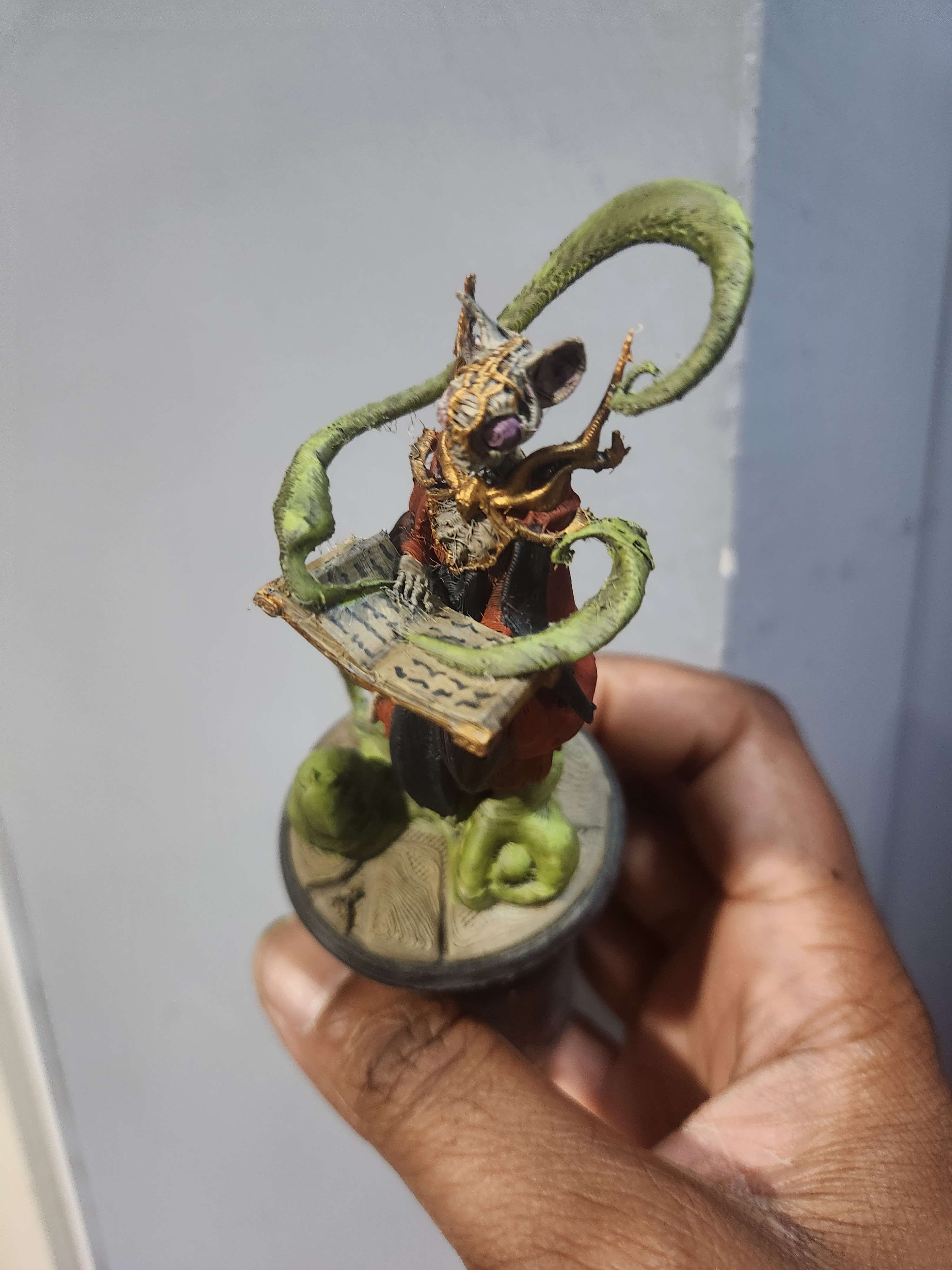 3D Printable Cat Lich by Twin Goddess Miniatures