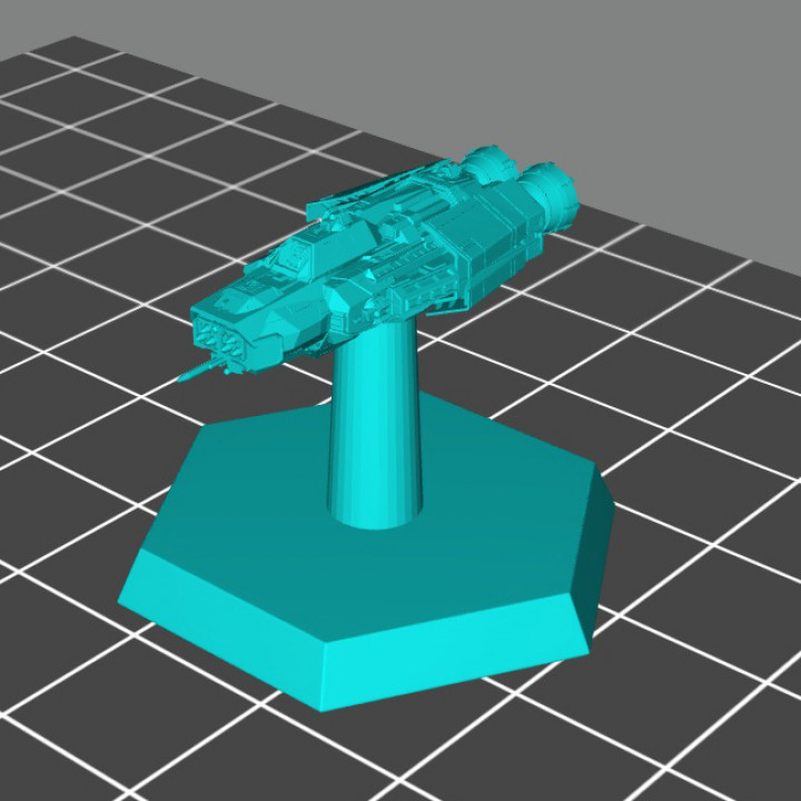 3D Printable Earth Alliance Clemson Class Destroyer by Carl Woodhall