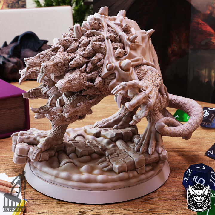 3D Printable Ratking by Dungeon Dog