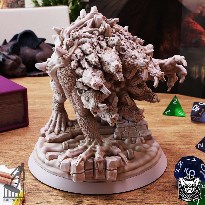 3D Printable Ratking by Dungeon Dog