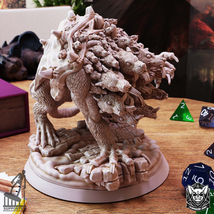 3D Printable Ratking by Dungeon Dog