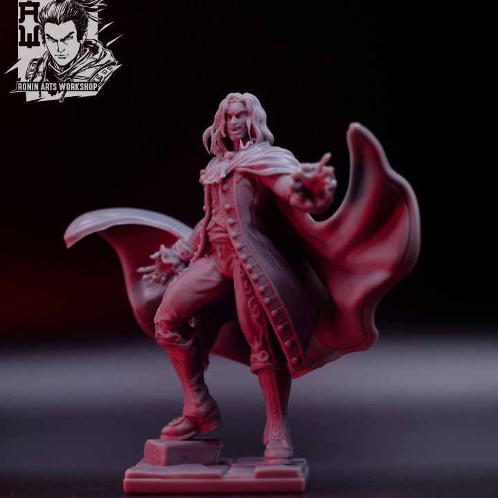 3D Printable Vampire Lord Aleister by Ronin Arts Workshop
