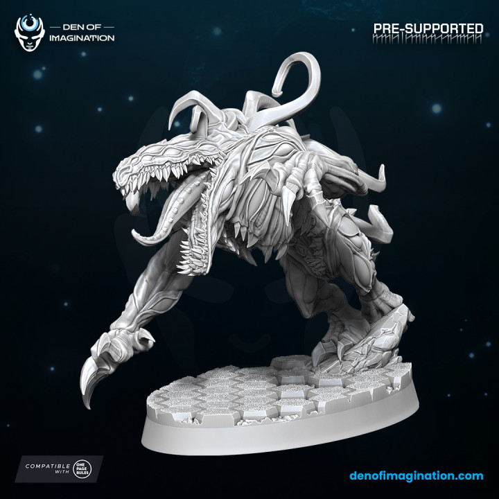 3d Printable Demons Void Hounds Unit By Wildmesh