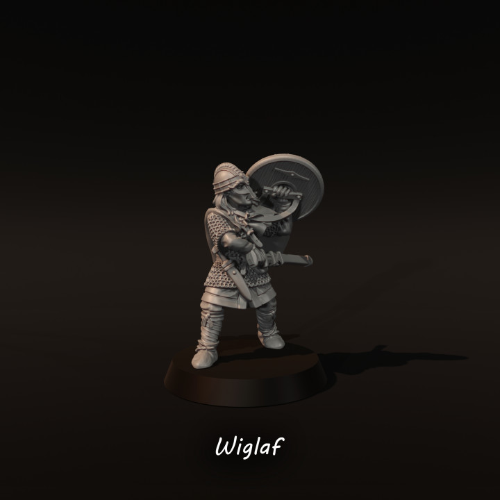 3D Printable Wiglaf by Medbury Miniatures