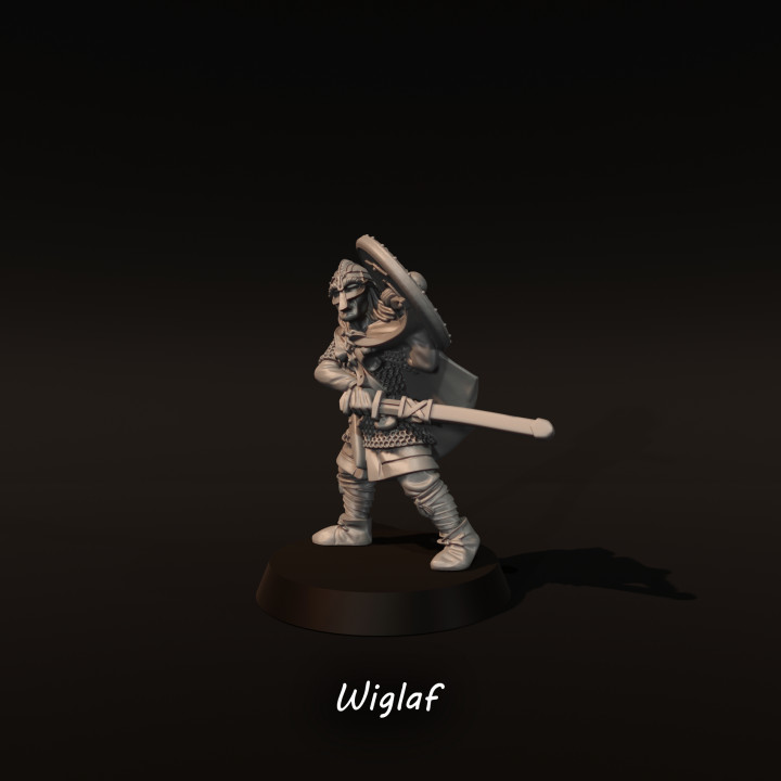 3D Printable Wiglaf by Medbury Miniatures