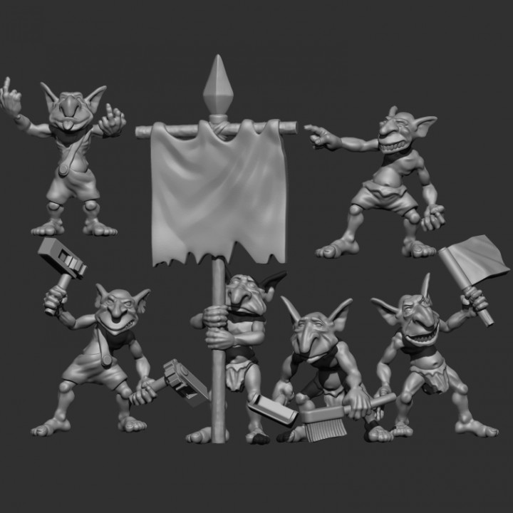 3D Printable Runts by Trollet Miniatures
