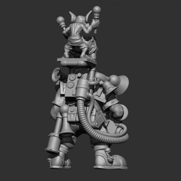 3D Printable One Ork Band by Trollet Miniatures
