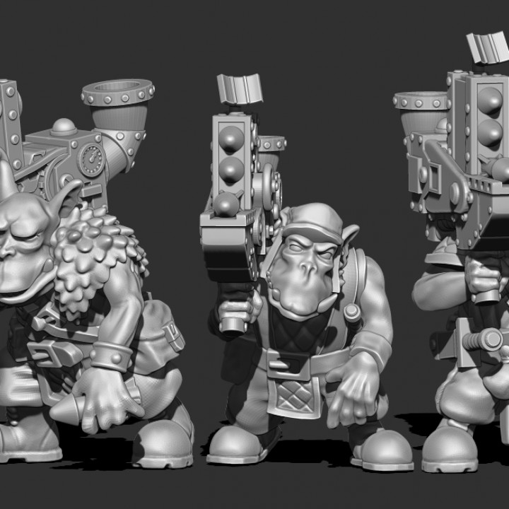 3D Printable MissileLauncherBoys by Trollet Miniatures