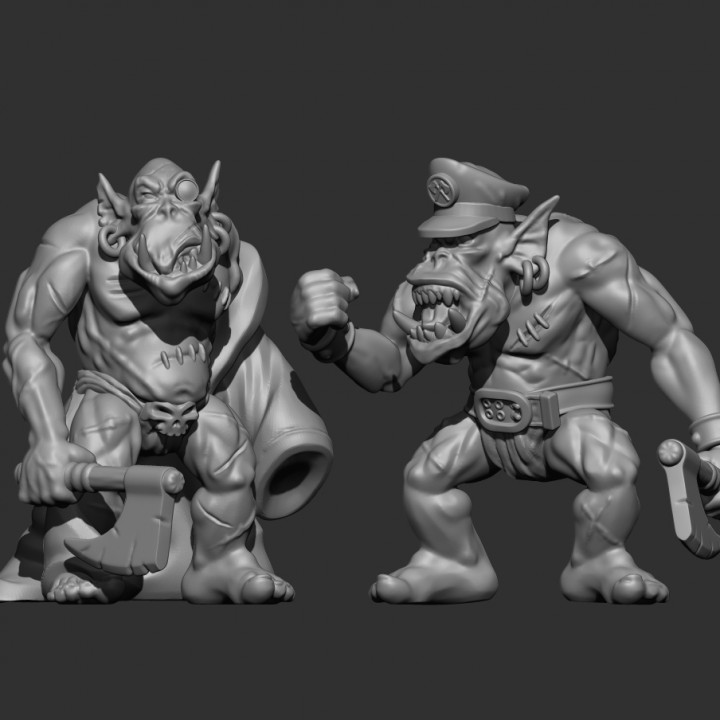 3D Printable Pitfighters by Trollet Miniatures