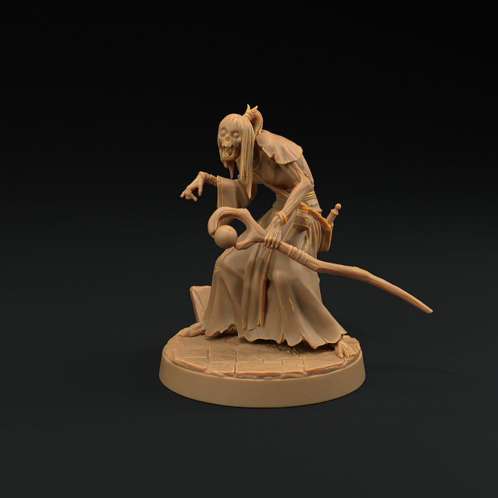 3D Printable Human Mage Zombie | PRESUPPORTED | The Curse of Traskvale ...