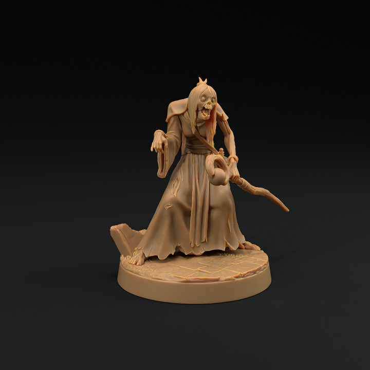 3D Printable Human Mage Zombie | PRESUPPORTED | The Curse of Traskvale ...