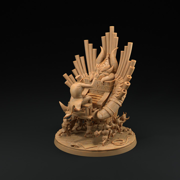 3D Printable The Organ Man | PRESUPPORTED | The Curse of Traskvale ...