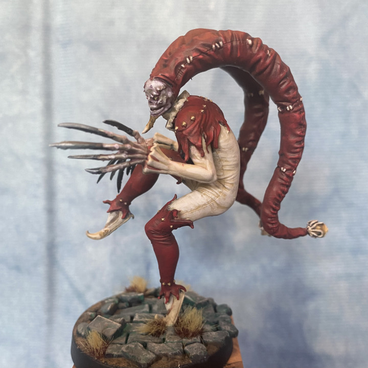 3D Print of The Red Jester| PRESUPPORTED | The Curse of Traskvale ...