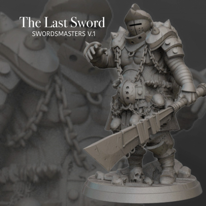 3D Printable FAT BASTARD by BROKEN SWORD MINIATURES