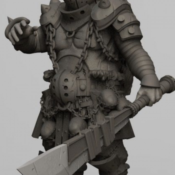 3D Printable FAT BASTARD by BROKEN SWORD MINIATURES