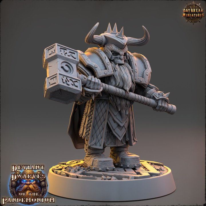 3D Printable Dunko Ghoulhammer - Deviant Dwarves of the Pandemonium by ...