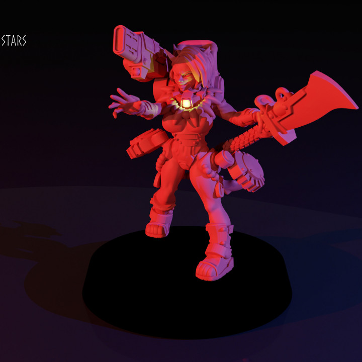 3D Printable Lady Helka by ZeDarkPenguin