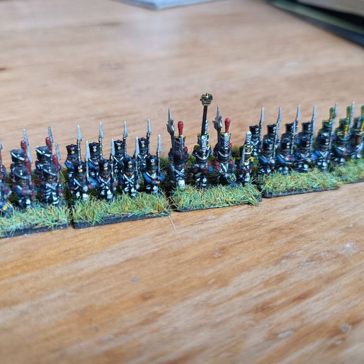 3D Printable 6-15mm French Line Infantry in Pre-Bardin Uniforms (1808 ...