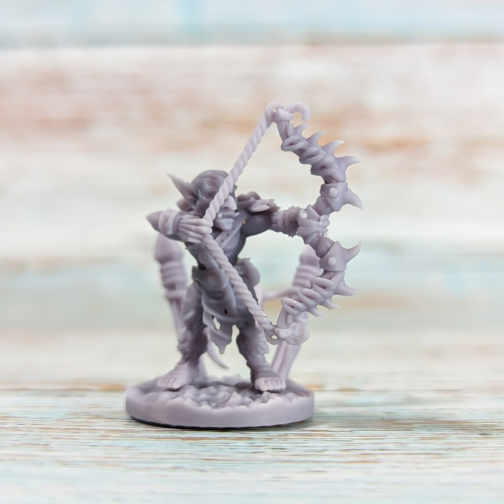 3D Printable Goblin Archer by World Forge Miniatures