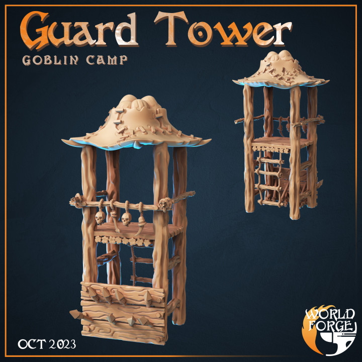 3D Printable Guard Tower by Embernell Studio