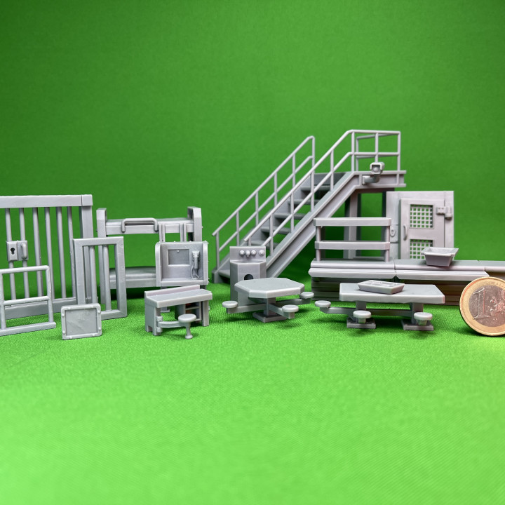 3D Printable Urban Prison by Tiny Furniture